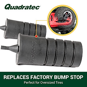 Quadratec Tailgate Spare Tire Bump Stop Kit - Fits Jeep Wrangler JK & JL 2007-2024 - Jeep JK Spare Tire Bump Stop Jeep JL Spre Tire Bump Stop Jeep JK Bump Stop Jeep JL Bump Stop - Reduces Rattling