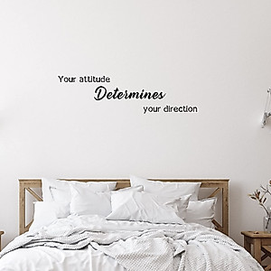 10 Pcs Inspirational Wall Decal Stickers Motivational Quote Stickers Peel and Stick Vinyl Wall Decor Removable Positive Wall Stickers Quotes Saying Wall Art for Home Office School Classroom Teen Dorm
