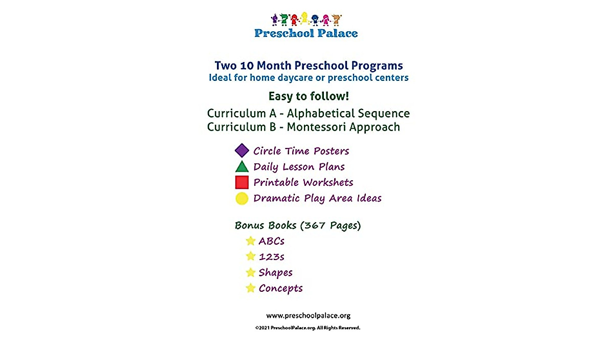 Palace Learning Preschool Curriculum Kit - Fun Learning Resources for Kids