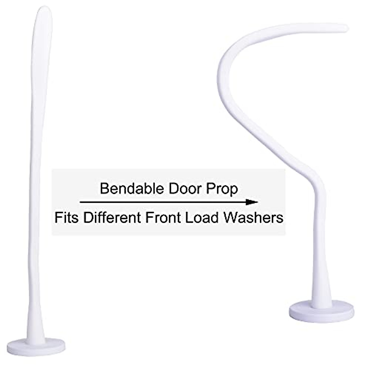 Front Load Washer Door Prop, Magnetic Washing Machine Door Holder, Keep Washer Door Open, Flexible Prop Fits Most Washing Machines