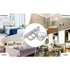 Hair Dryer Holder, LEPURE Blow Dryer Holder Wall Mounted, Bedroom & Bathroom Hair Tool Organizer for Hair Dryer, Flat Irons, Curling Wands, Hair Straighteners