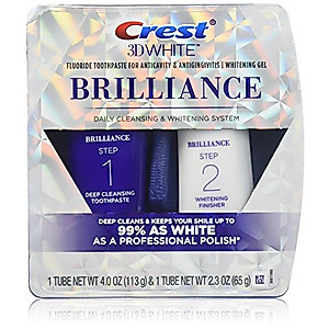 Crest Brilliance Daily Cleasning Toothpaste And Whitening Gel System - 4 Oz