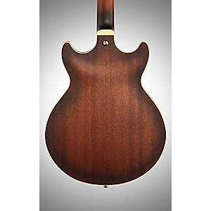 Ibanez Artcore 6 String Semi-Hollow-Body Electric Guitar, Right, Tobacco Flat (AM53TF)