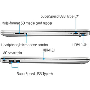 HP 15.6" Touchscreen Newest Flagship HD Laptop, Intel i3-1115G4 up to 4.1GHz (Beat i5-1035G4), 16GB RAM, 512GB NVMe SSD, Fast Charge, Numpad, Bluetooth, Wi-Fi, HDMI, Win 11 Home S,w/GM Accessories