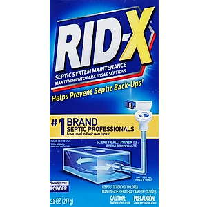 RID-X Septic Treatment, 1 Month Supply Of Powder, 9.8 oz