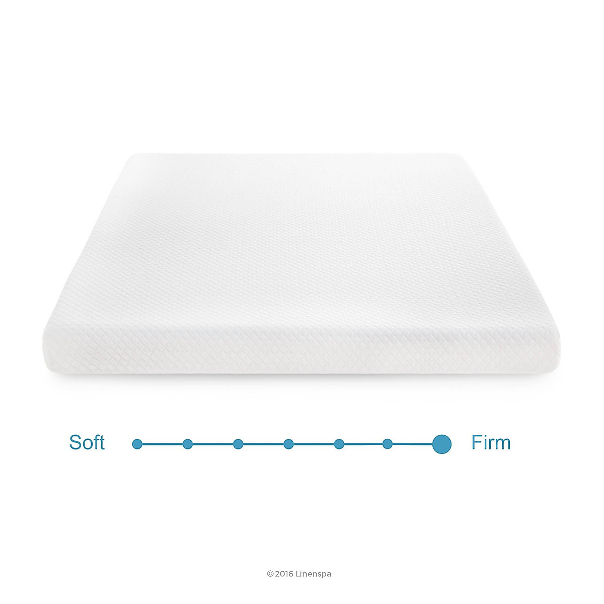 Linenspa 5 Inch Gel Memory Foam Mattress with Linenspa 14 Inch Folding Platform Bed Frame - Twin XL