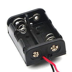 Newzoll 24V Battery Holder Storage Case Box 23A 2x12V Battery in Series Wired ON/Off Switch, 24V Battery Holder, 23A Battery Holder, Pack of 5