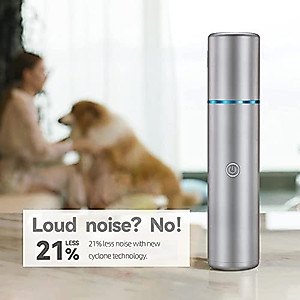 Nozaya Mini Cordless Handheld Vacuum Cleaner - USB Rechargeable, Gray