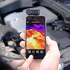 Seek Thermal Compact - All-Purpose Thermal Imaging Camera for iOS , Black - LW-AAA