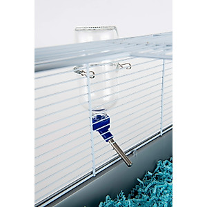 Lixit Glass Water Bottles for Rabbits, Ferrets, Small Birds, Guinea Pigs, Rats, Hamsters and Other Pets (8oz)