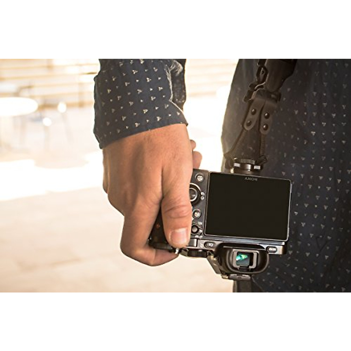 Custom SLR C-Loop Mini Camera Strap Tripod Mount Attachment for Mirrorless, Micro 4/3, Compact Digital Cameras. Prevents Strap From Tangling