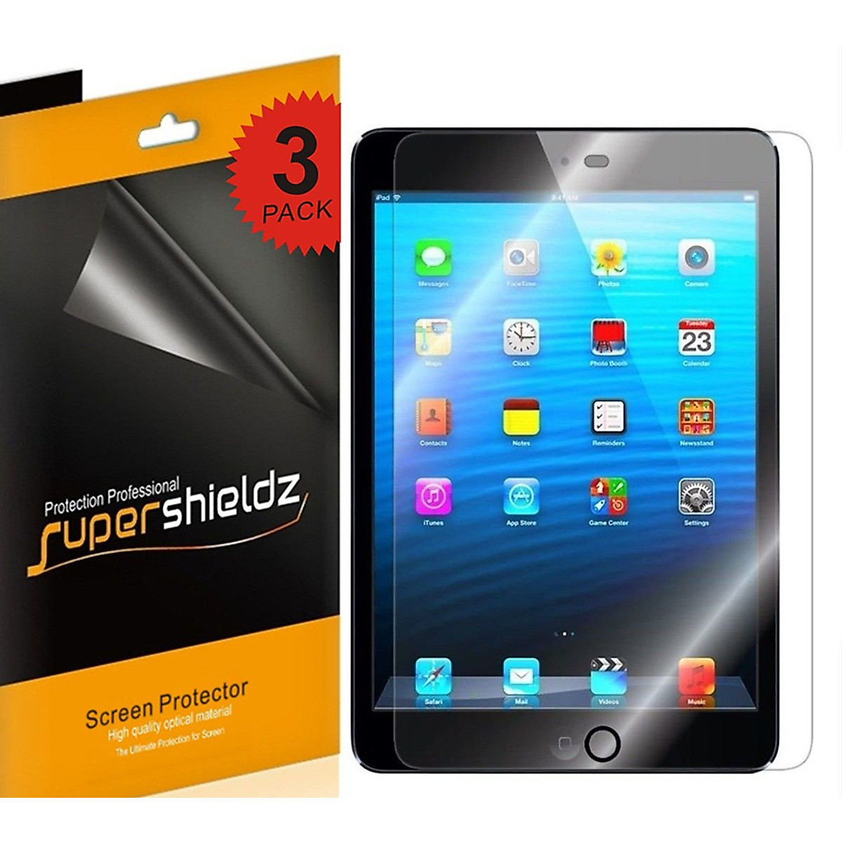 Supershieldz (3 Pack) Anti Glare and Anti Fingerprint (Matte) Screen Protector Designed for iPad Mini 3, iPad Mini 2, iPad Mini 1