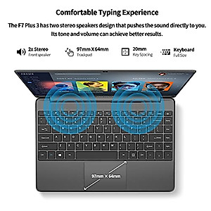 TECLAST 14 inch Laptop Computer, 8GB DDR4 RAM / 128GB SSD Notebook PC with Intel Celeron with Intel N4120, FHD 1920x1080 IPS Display, Ultra Slim Windows 10 Laptop, 2.4G/5G WiFi, Free Update to Win 11