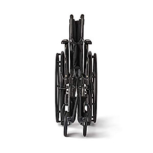 Medline Wheelchair, Desk-Length Arms and Swing-Away Leg Rests, 18" x 16" Seat (W x D)