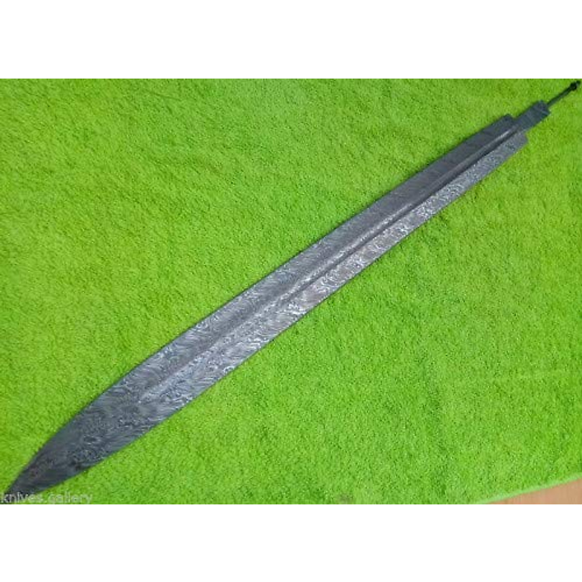 Damascus Steel Blank Blade Custom Handmade 32" Damascus Sword Blank Blade for knife making