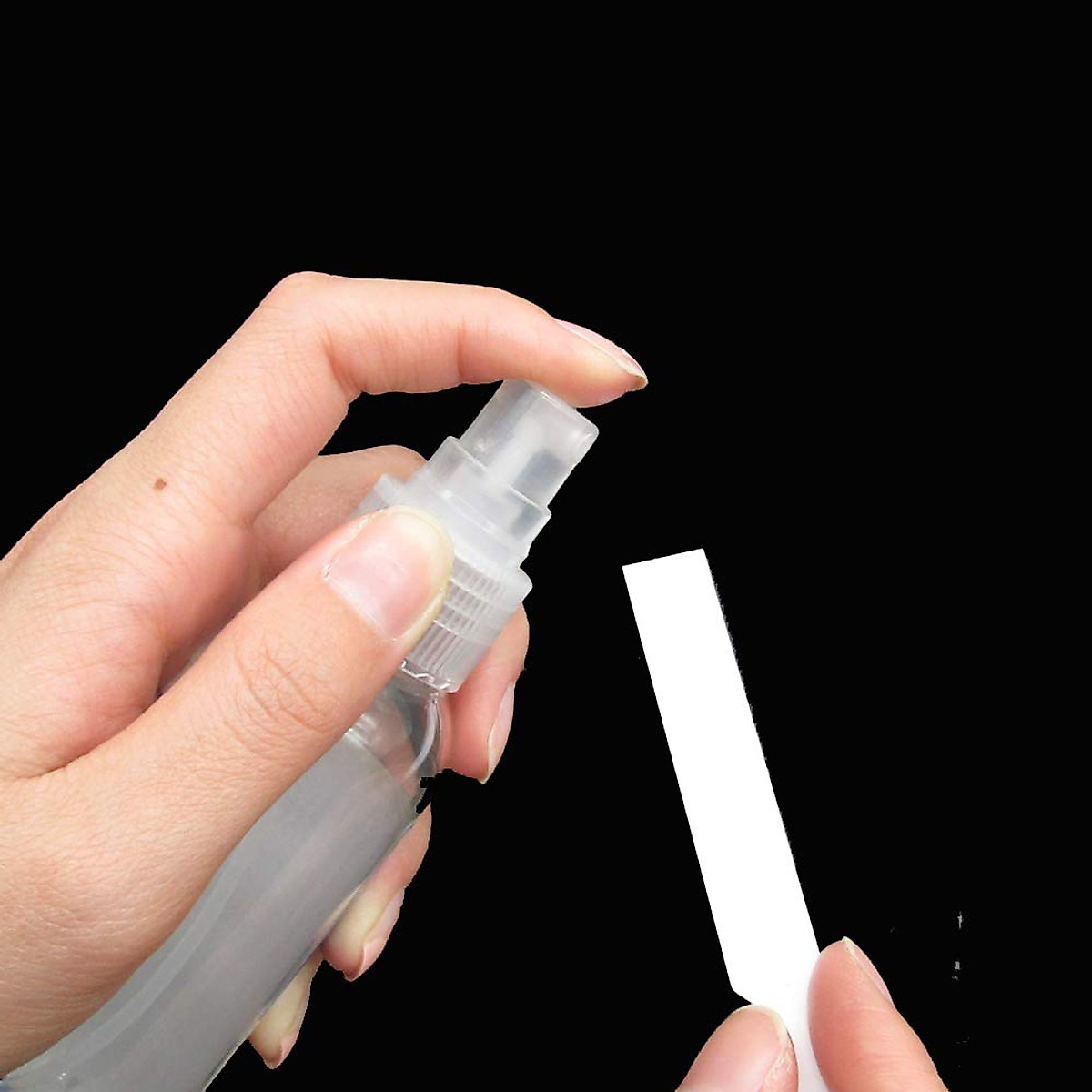 PEPRMROE 100 Pcs White Perfume Paper Test Strips Fragrance Test Strips for Scents and Essential Oils