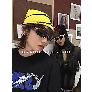 Pooyikoi Knitting Hat Men Women Quality Cap Warm Cap Harajuku Beanie Gothic Spider Pattern Wool Acrylic Y2k Knitted Hat