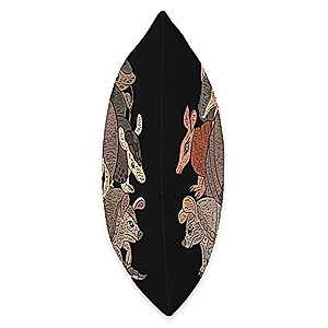 Outdoor Wildlife Animal Armadillo Gift Wildlife Animal Lover Cute Armadillo Throw Pillow, 18x18, Multicolor