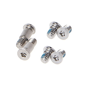6PCS Laptop Bottom Case Screw Screws for 16" A2141 Silver/Gray Laptop Screws Screw kit