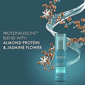 Nexxus Ultralight Smooth Frizz Defy Cream Serum for Frizzy and Dry Hair 4 fl oz