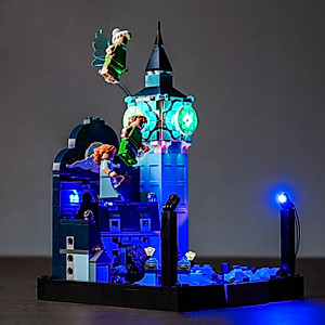 LocoLee LED Light Kit for Lego Peter Pan & Wendy's Flight Over London 43232, Creative Lighting Set Accessories Compatible with Lego 43232 Building Set (Lights Only, No Models)