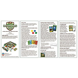 MasterPieces Kids & Family Board Games - Junior Ranger National Parks Opoly Jr. - Officially Licensed Board Games for Kids, & Family