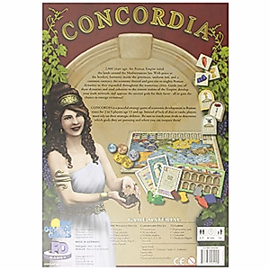 Rio Grande Games: Concordia, Historical Strategy Board Game, Average Play Time 90 Minutes, 2 to 5 Players, for Ages 14 and up