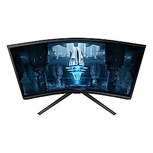 SAMSUNG 32" Odyssey Neo G8 4K UHD 240Hz 1ms G-Sync 1000R Curved Gaming Monitor, Quantum HDR2000, AMD FreeSync Premium Pro, Matte Display, Ultrawide Game View, DisplayPort, Black & White, 2022