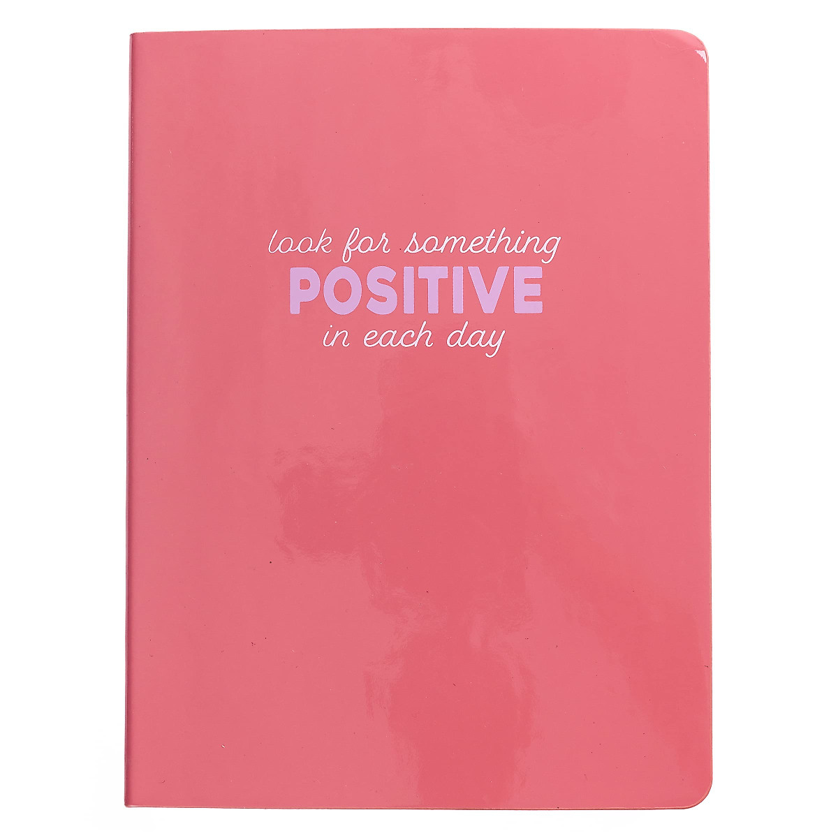 Graphique Vegan Leather Spiral Journal, Positivity – 6” x 8", 192 Lined Pages – Perfect for Taking Notes, Lists and More