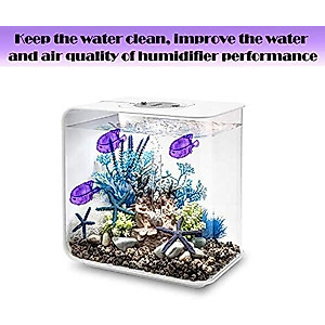 FITORCH 10PCS Universal Humidifier Tank Cleaner, Warm & Cool Mist Humidifiers, Fish Tank，Compatible with Drop, Droplet, Adorable, 1.75" x2.55" (Purple)
