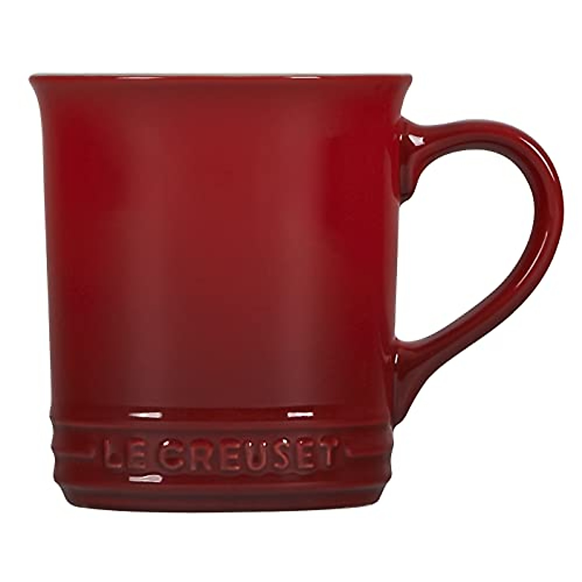 Le Creuset Stoneware Set of 4 Mugs, 14 oz. each, Cerise