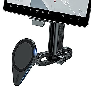SUPERONE Designed for Tesla MagSafe Phone Mount Compatible with Model 3 & Model Y, [Super Strong Magnet] [2 Metal Rings] Compatible with iPhone 14 13 Pro/Max/Mini 12 11 X 8, Samsung, Google Pixel More