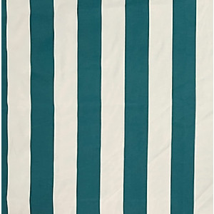 RSH DECOR: Tufted Adirondack Chair Cushion Set of 2 | 42.5” x 21” | All-Weather Spun Fabric | Water and Fade-Resistant | Outdoor Cushions for Patio Furniture | Peacock & White Stripe