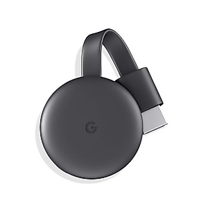 Google Chromecast - Streaming Device with HDMI Cable - Stream Shows, Music, Photos, and Sports from Your Phone to Your TV