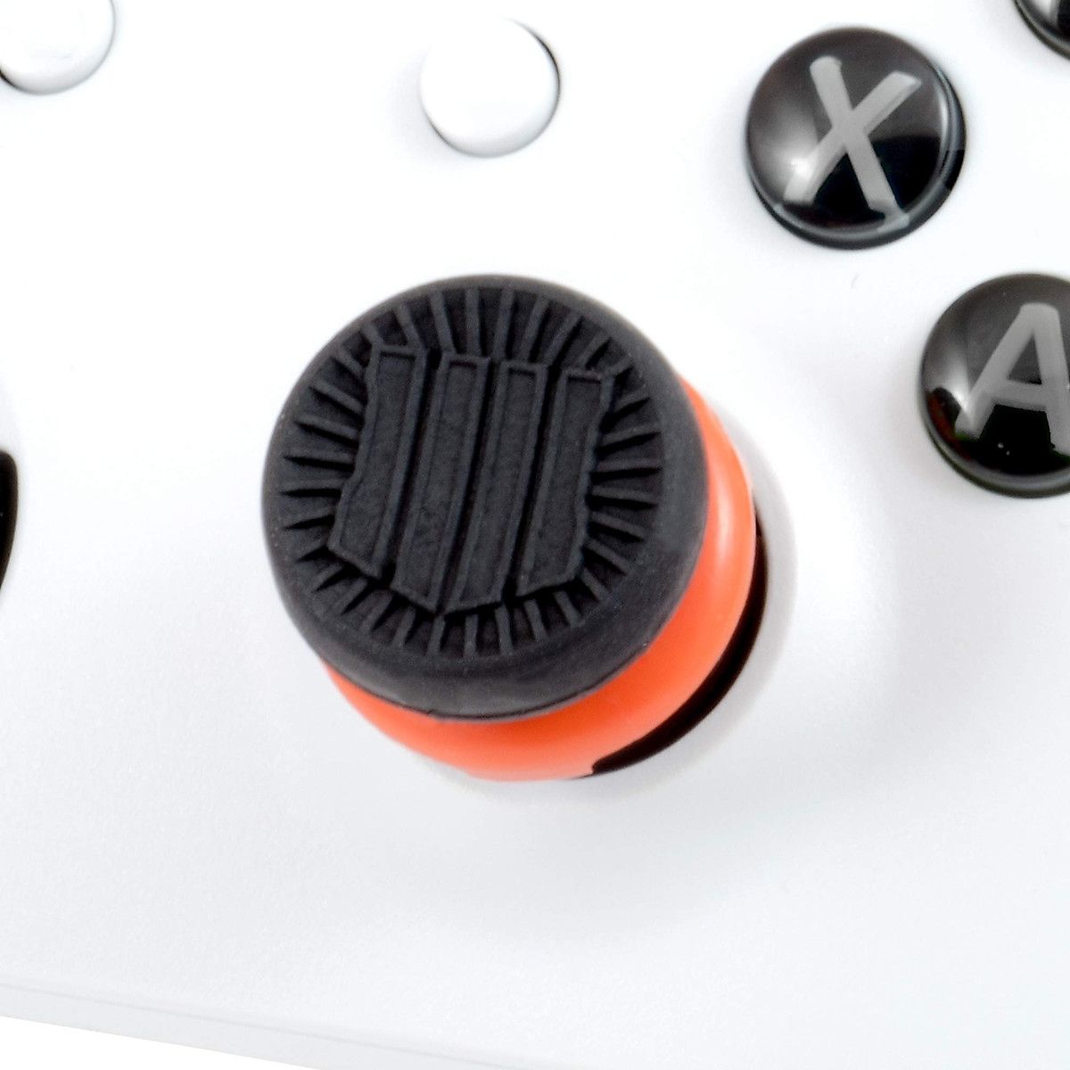 KontrolFreek Call of Duty: Black Ops 4 for Xbox One and Xbox Series X Controller | Performance Thumbsticks | 2 High-Rise | Black/Orange