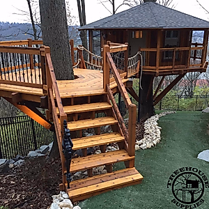 The Black Hills © : 16' Octagonal Treehouse Plan