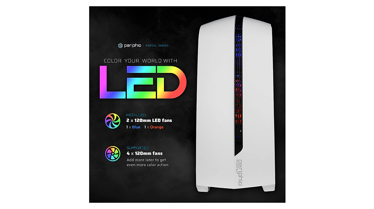 Periphio Vortex Prebuilt Gaming PC - GeForce RTX 3050 (6GB) GPU | Intel ...