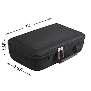 Hermitshell Hard Travel Case for DRJ Professional 7500Lumens Mini Projector (Black)