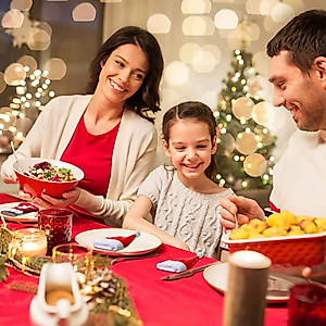 Christmas Santa Hats Silverware Holders, Tableware Holders , Santa Hats Dinner Silverware Holders, Santa Claus Flatware Holder, Xmas Dinner Table Flatware Dinnerware Decorations Party Supplies