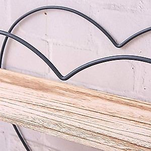 Floating Shelves Wall Mounted Wooden Storage Rack Home Decoration, Modern Minimalist, Living Room, Bedroom,Kitchen,Bathroom and More Partition Shelf