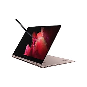 Galaxy Book Pro 360 15" 2-in-1 AMOLED Touch-Screen Laptop 11th Gen Intel Evo Core i7-1165G7 Stylus S-Pen + Best Notebook Stylus Pen Light Mystic Bronze (1TB SSD|16GB RAM|Win 11 PRO) (Renewed)