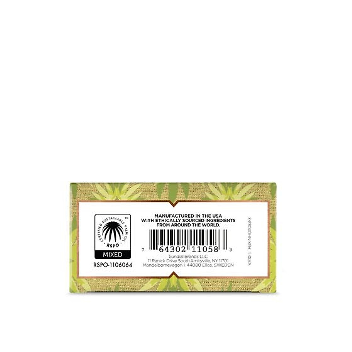 Nubian Indian Hemp and Haitian Vetiver Soap, 5 Ounces (Pack of 3)
