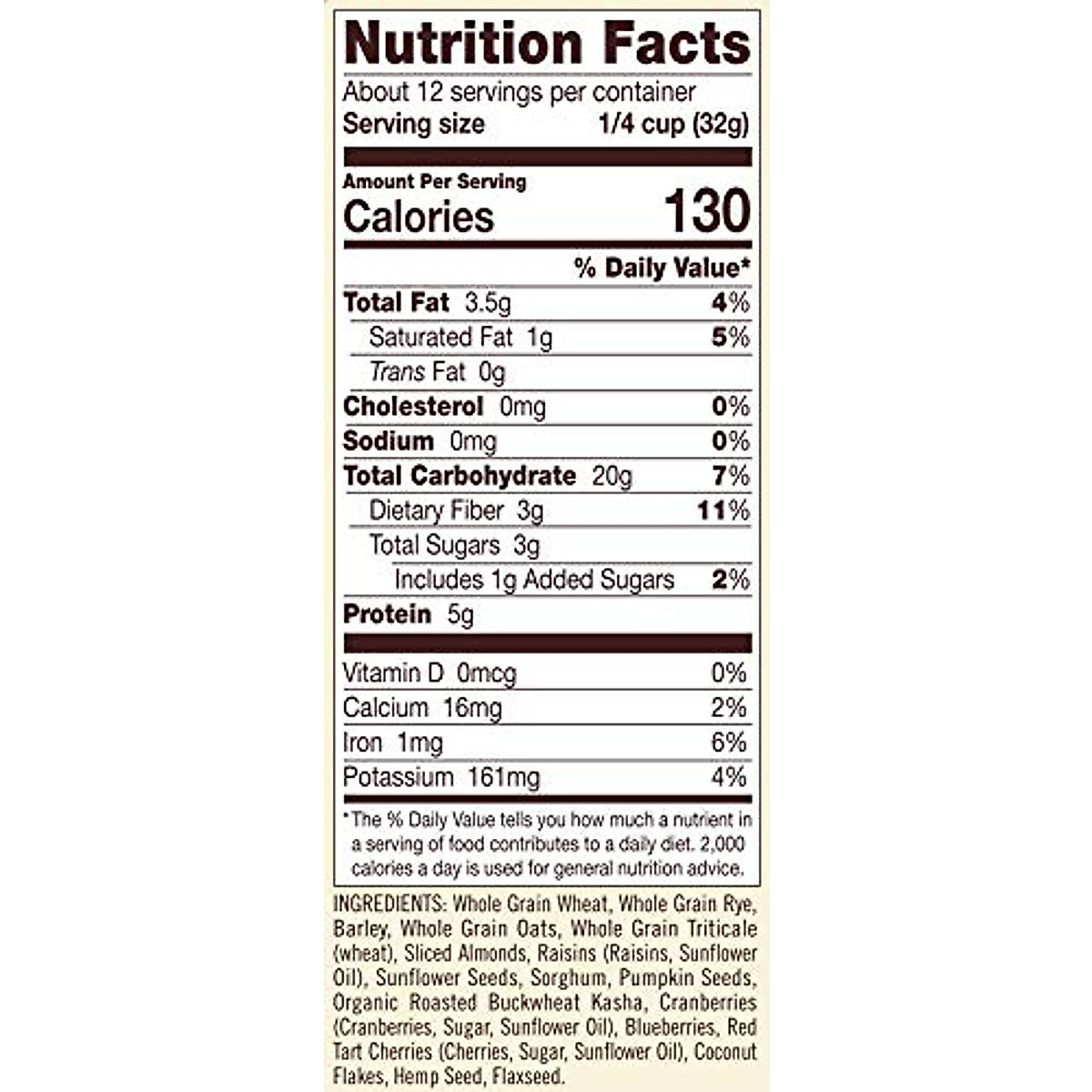 Bob's Red Mill Fruit & Seed Muesli, 14 Oz