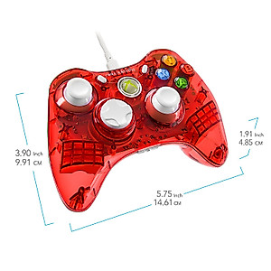 PDP Rock Candy Wired Controller for Xbox 360 - Stormin' Cherry