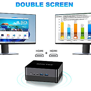 Mini PC 16GB DDR4 1000GB / 1TB NVMe M.2 SSD Intel Core i5-8279U Windows 10 / Windows 11 Upgradable Mini Desktop Computer up to 4.1Ghz 4K HD, Gigabit Ethernet, Dual HDMI, WiFi, 4 USB3.0 Micro PC