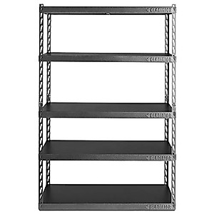 Gladiator "48" Wide EZ Connect Rack with Five 24" Deep Shelves", hammered granite