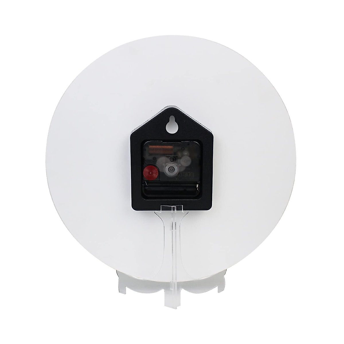 Two Realistic Game Joystick White and Black with a Text Gamer Wall Clock, Silent Non-Ticking Easy to Read Round Decorative Wall Clock with Gold Hands for Home Office School 9.5" in Diameter