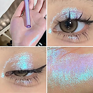 AMY'S DIARY 8 Colors Liquid Shimmer Eye Shadow Kit - Sparkling Metallic High Pigmented Glitter Eye Shadow, Quick Drying Long Lasting Creates Dimensional Beauty Eye Looks