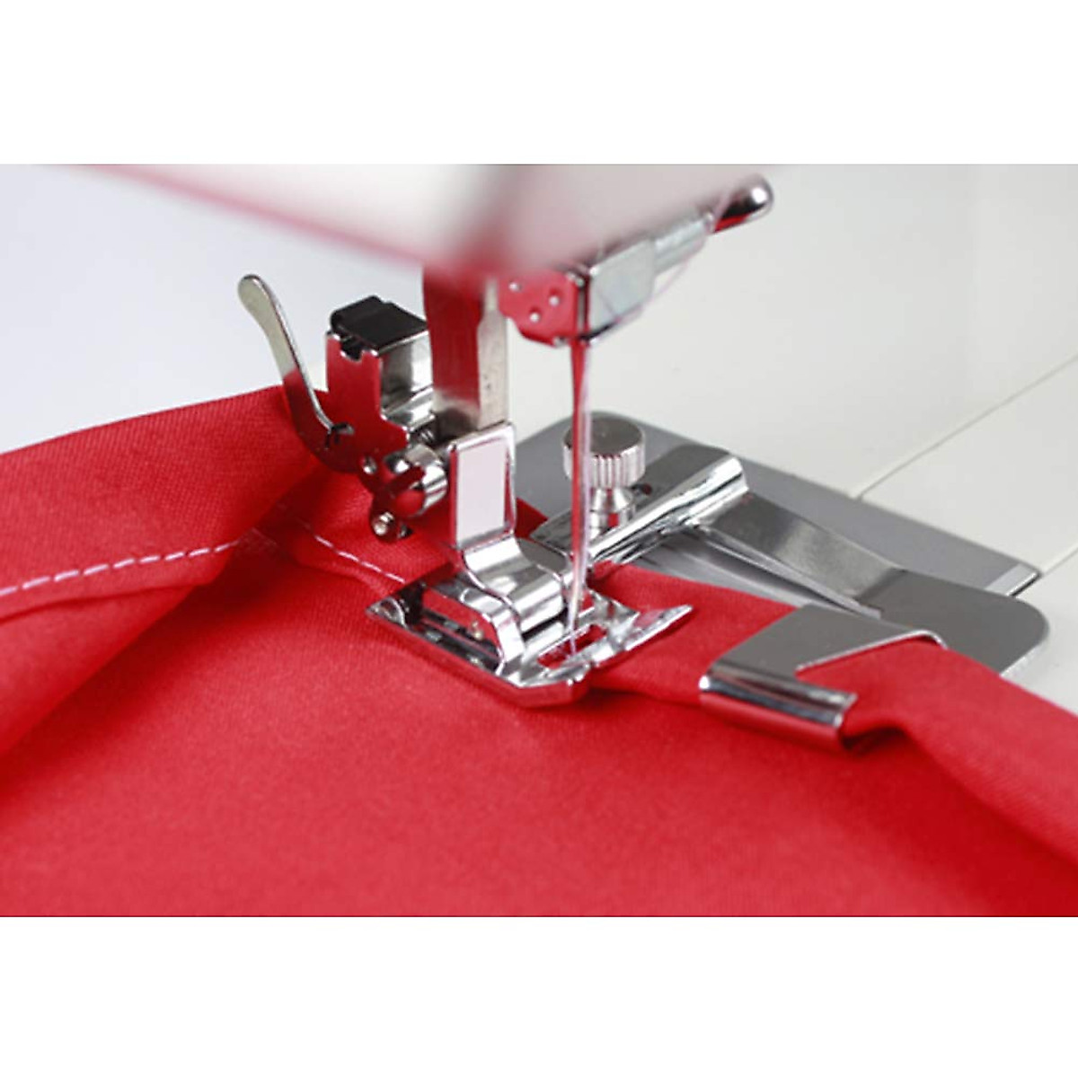 6 Pcs Rolled Hem Presser Foot, Hemming Foot Kit for Sewing Rolled Hemmer Presser Foot for Singer, Brother, Janome, Home Multifunctional Sewing Machine