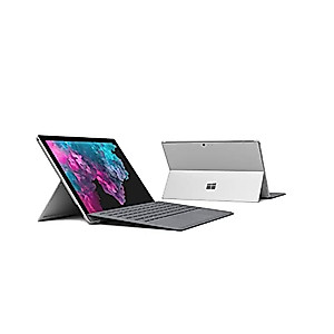 Microsoft Surface Pro 6 (Intel Core i5, 128GB SSD, 8GB RAM) + Type Cover Bundle (Platinum) (Renewed)